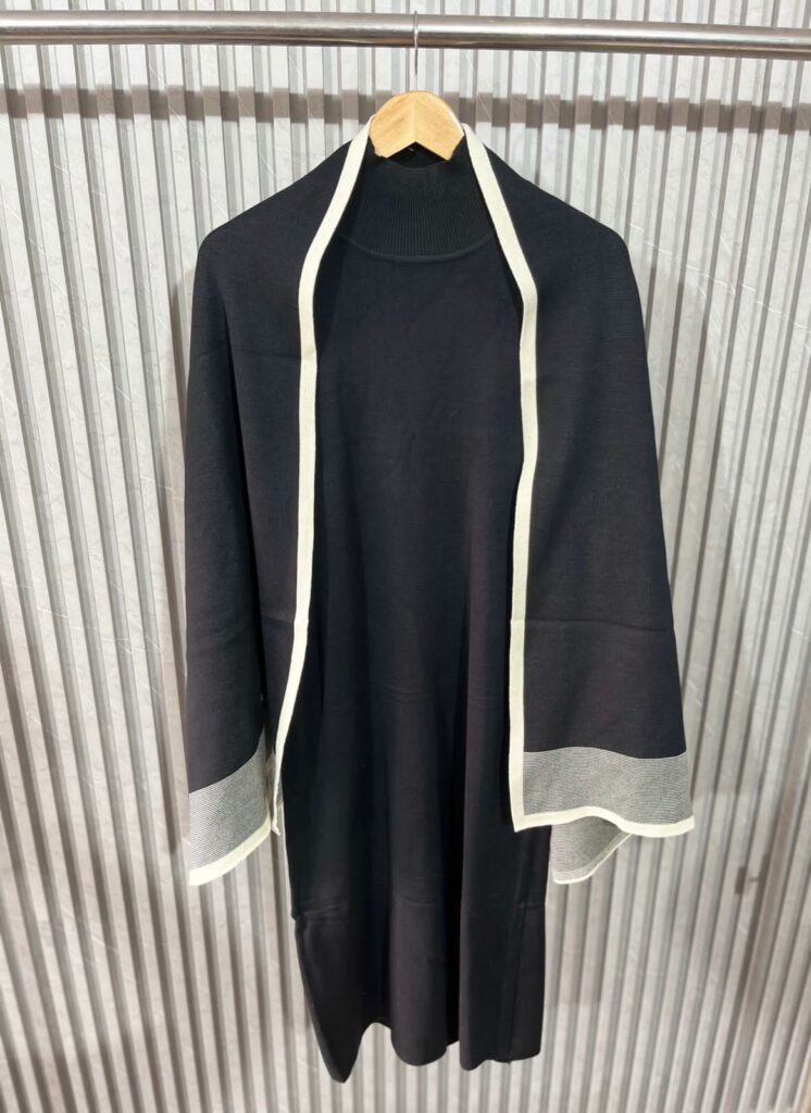 JASMINE WOLLEN DRESS WITH STALL (u) - Everything Abt Clothes